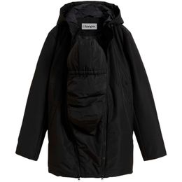 bonprix Damen Umstandsjacke, schwarz, Gr. 52, unifarben, Obermaterial: 100% Polyester. Futter: 100% Polyester. Wattierung: 100% Polyester, Jacken,