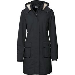 bonprix Damen Parka, schwarz, Gr. 46, unifarben, Obermaterial: 100% Baumwolle. Futter: 100% Polyester. &Auml;rmelfutter: 100% Polyester, Jacken, mit