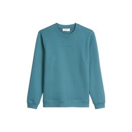 Marc O'Polo Herren Sweatshirt "Sweatshirt Crew Neck, Print, Reg Fit 1er Pack", blau, Gr. M, MARC O'POLO DENIM, Obermaterial: 100% Baumwolle CO., Sweatshirts