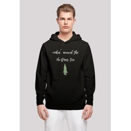 F4NT4STIC Herren Kapuzenpullover "Rockin around the christmas tree", schwarz, Gr. XL, Obermaterial: 50% Baumwolle, 50% Polyester, Pullover, Print