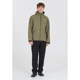 WEATHER REPORT Herren Outdoorjacke "Gust", gr&uuml;n, Gr. L, unifarben, 100% Polyester, Jacken, f&uuml;r wasserfesten Rundum-Schutz
