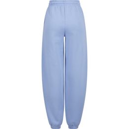 Urban Classics Damen Jogginghose "Urban Classics Ladies Fluffy Sweatpants"powderblau, Gr. S, unifarben, 70% Baumwolle, 30% Polyester, Hosen