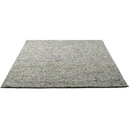 Wollteppich Theko, B:70cm H:23mm L:140cm, beige, Wolle, Wohnzimmer, Teppiche, "Arlberg", reine Wolle, Strickoptik, ideal im Wohnzimmer & Schlafzimmer