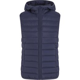 Urban Classics Damen Steppweste "Urban Classics Ladies Ultra Light Puffer Vest"navy, Gr. XS, 100% Polyester, Westen