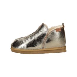 Shepherd Damen Hausschuh "Shepherd Hausschuhe Leder", Gr. 38gold, Leder, Schuhe