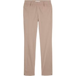 bonprix Damen Stretch-Hose "Stretch-Hose in Schlupfform", braun, Gr. 36, Obermaterial: 73% Viskose, 23% Polyamid, 4% Elasthan, Hosen, aus Viskose,