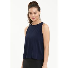 ENDURANCE ATHLECIA ATHLECIA Damen Tr&auml;gertop "Seaweed W", blau, Gr. 36, unifarben, 47% Modal, 53% Elasthan, Tops, in femininem Design