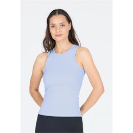 ENDURANCE ATHLECIA ATHLECIA Damen Tanktop "Madilyn", blau, Gr. 44, unifarben, 88% Polyamid, 12% Elasthan, Tops, mit Quick-Dry-Funktion