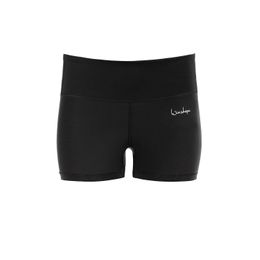 WINSHAPE Damen Hotpants "AEL502", schwarz, Gr. XS, 80% Polyester, 20% Elasthan, Hosen, mit leichtem Kompressionseffekt