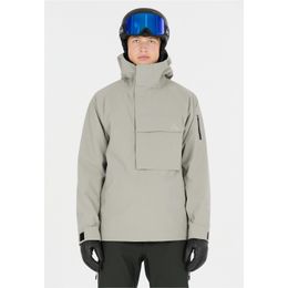 SOS Herren Skijacke "Sestriere", grau, Gr. XL, unifarben, 86% Polyamid, 14% Elasthan, Jacken, mit hochwertiger Primaloft-Isolierung