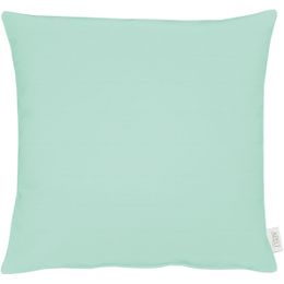 Dekokissen Apelt, B:39cm L:39cm, blau, Mischgewebe, Dekokissen_Sitzkissen_Kissenh&uuml;llen, "4362 Rips Uni", Wasser- und Schmutzabweisend