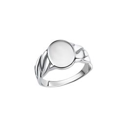Vivance Damen Fingerring "925/- Sterling Silber rhodiniert oval", 020 (63,7), Silber 925 (Sterlingsilber), wei&szlig;, Silber 925 (Sterlingsilber),