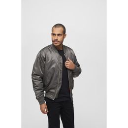 Brandit Herren Anorak "Brandit Herren MA1 Bomber Jacket"charcoal, Gr. S, unifarben, 100% Polyamid, Jacken