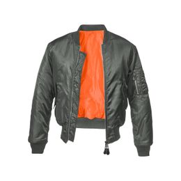 Brandit Herren Anorak "Brandit Herren MA1 Bomber Jacket"charcoal, Gr. L, unifarben, 100% Polyamid, Jacken