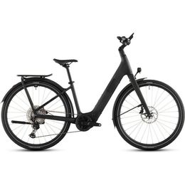 Cube Kathmandu Hybrid C:62 SLX 400 Wh X E-Bike Easy Entry 28" liquidblack'n'bluedust 46 cm | Dienstrad-Leasing m&ouml;glich