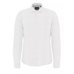 JOOP! JOOP Herren Langarmhemd "Pares"wei&szlig;, Gr. 39, unifarben, Web, Obermaterial: 97% Baumwolle, 3% Elasthan, Hemden
