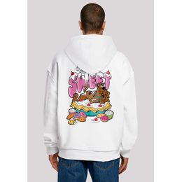 F4NT4STIC Herren Kapuzenpullover "Scooby Doo Life Is Sweet", wei&szlig;, Gr. XL, Obermaterial: 100% Baumwolle, Pullover, Print