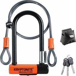 Kryptonite Evolution Mini 7 inkl. Flex-Cable, inkl. FlexFrame-Halterung B&uuml;gelschloss