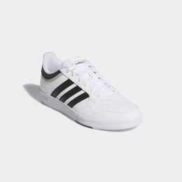 Damen Sneaker "HOOPS 4.0", adidas Sportswear, Gr. 45, schwarz-wei&szlig;, Synthetik, Schuhe