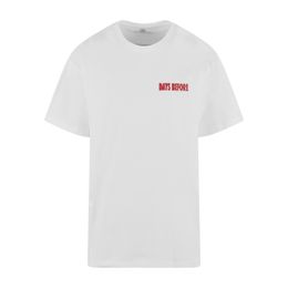 Herren T-Shirt "Upscale by Mister Tee Days Before Overize Tee"wei&szlig;, Gr. XS, UPSCALE BY MISTER TEE, bedruckt, 100% Baumwolle, Shirts