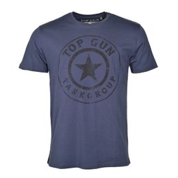 Top Gun Herren T-Shirt "TG20212110", blau, Gr. M, Obermaterial: 100% Baumwolle, Shirts