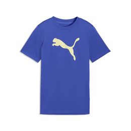 Puma Jungen T-Shirt "Train All Day Essentials Cat Logo T-Shirt Jungen"royal sapphire blau, Gr. 152, Obermaterial: 100% Polyester, Shirts