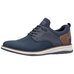 Rieker Herren Slip-On Sneaker, Gr. 40, bunt, Lederimitat, Textil, unifarben mit Farbeinsatz, Schuhe, Halbschuh, Freizeitschuh, Schlupfschuh mit