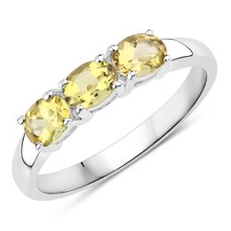 Rafaela Donata Damen Fingerring "K696", 58, 2,4mm, gelb, Fingerringe, aus Sterling Silber