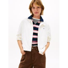 Tommy Jeans Damen Outdoorjacke "TJW ESSENTIAL JACKET EXT"ecru, Gr. L, unifarben, Web, Obermaterial: 100% Nylon, Jacken, mit kontrastfarbenem Einsatz