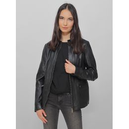 JCC Damen Lederjacke "31023628", schwarz, Gr. 36, Obermaterial 100% Lammleder / Futter: 100% Polyester, Jacken