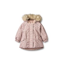 Wheat M&auml;dchen Parka "Wheat Jacket Mathilde"rose dust flowers, Gr. 80, unifarben, 100% Nylon, Jacken