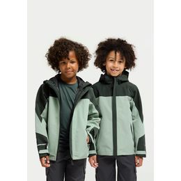 Jack Wolfskin Jungen Outdoorjacke "TRAILVENTURE 2L JKT K"gr&uuml;nzinnia, Gr. 128, Obermaterial: 100% POLYESTER. Futter: 100% POLYESTER, Jacken,