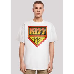 F4NT4STIC Herren T-Shirt "Kiss Army Logo", wei&szlig;, Gr. XXL, Obermaterial: 100% Baumwolle, Shirts, Premium Qualit&auml;t