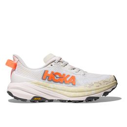 Trailrunningschuh Hoka One One "SPEEDGOAT 6", Damen, Gr. 40, wei&szlig;, neon tangerine, Synthetik, Textil, mehrfarbig, Schuhe, Trail-Running