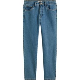 bonprix Herren Gerade Jeans "Classic Fit Stretch-Jeans, Straight", blau, Gr. 32, unifarben, Denim/Jeans, Obermaterial: 99% Baumwolle, 1% Elasthan,