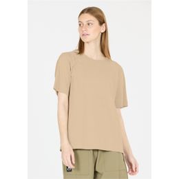 WHISTLER Damen Kurzarmbluse "Caloot", beige, Gr. 36, bedruckt, 100% Baumwolle, Blusen, aus angenehm weicher Qualit&auml;t