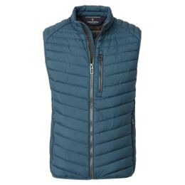Casamoda Herren Steppweste "Casamoda Steppweste uni"blau, Gr. XL, 100% Polyester, Westen