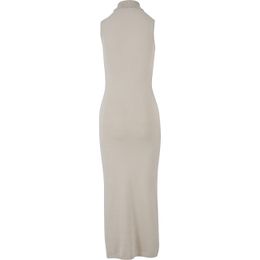 Urban Classics Damen Shirtkleid "Urban Classics Damen Ladies Knitted Eco Viscose Turtleneck Dress"wetsand, Gr. M, unifarben, 52% Viskose, 28%