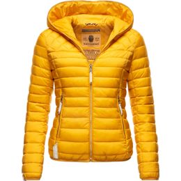 Navahoo Damen Steppjacke "Ich Bin H&uuml;bsch", gelb, Gr. XS, Oberstoff: 100% Nylon. Futter: 100% Polyester. Wattierung: 100% Polyester. &Auml;rmelfutter: 100%