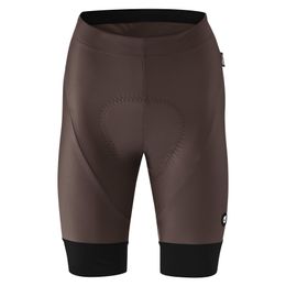 Gonso Damen Fahrradhose "SQlab GO W", braun, Gr. 44, 80% Polyamid. 20% Elastan, Hosen, Damen Radhose mit Sitzpolster, kurze moderne Radlerhose, Tight