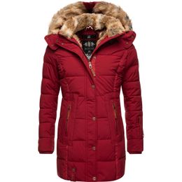 Marikoo Damen Wintermantel "Lieblings Jacke", rot, Gr. S, Oberstoff: 100% Polyester; Futter: 100% Polyester; Wattierung: 100% Polyester; &Auml;rmelfutter: