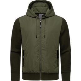 Ragwear Herren Outdoorjacke "Ronel", gr&uuml;n, Gr. L, Obermaterial 1: 100% Polyester. Obermaterial 2: 100% Baumwolle. Innenfutter: 100% Polyester.