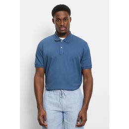 OLYMP Herren Poloshirt "OLYMP Casual Wirk", blau, Gr. S, 100% Baumwolle, Shirts