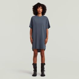 G-Star Raw G-STAR Damen Jerseykleid "Woven Mix Washed Jersey Dress Wmn"salute gd, Gr. M, unifarben mit Farbeinsatz, Jersey, Obermaterial: 100% Baumwolle,