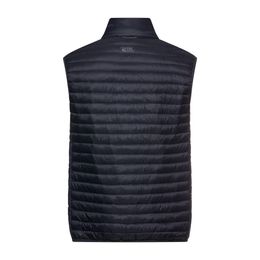 Camel Active Herren Steppwesteschwarz navy, Gr. XL, unifarben, Steppware, Obermaterial: 100% Polyamid, Westen, mit Stehkragen und Rei&szlig;verschluss
