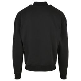 Urban Classics Herren Sweatshirt "Urban Classics Herren Mock Neck Crew", schwarz, Gr. 5XL, unifarben, 65% Baumwolle, 35% Polyester, Pullover