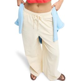 Roxy Damen Cordhose "Lekeitio Knit", beige, Gr. L, Obermaterial: 68% Baumwolle, 30% Polyester, 2% Elasthan., Hosen