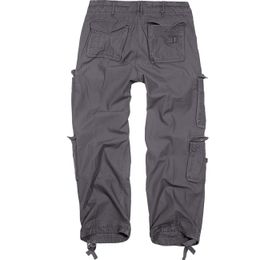 Brandit Herren Cargohose "Brandit Herren Vintage Cargo Pants"charcoal, Gr. XXL, 100% Baumwolle, Hosen