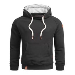 Herren Kapuzenpullover "ASBeeno", schwarz, Gr. M, Alessandro Salvarini, Obermaterial: 65% Baumwolle, 35% Polyester, Pullover, mit Kapuze