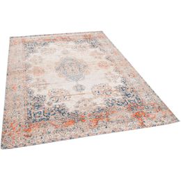 Teppich Tom Tailor HOME, B:290cm H:5mm L:400cm, bunt, Baumwolle, Kunstfaser, Wohnzimmer, Teppiche, "Funky Orient Kirman", Kurzflor, Orient-Optik,